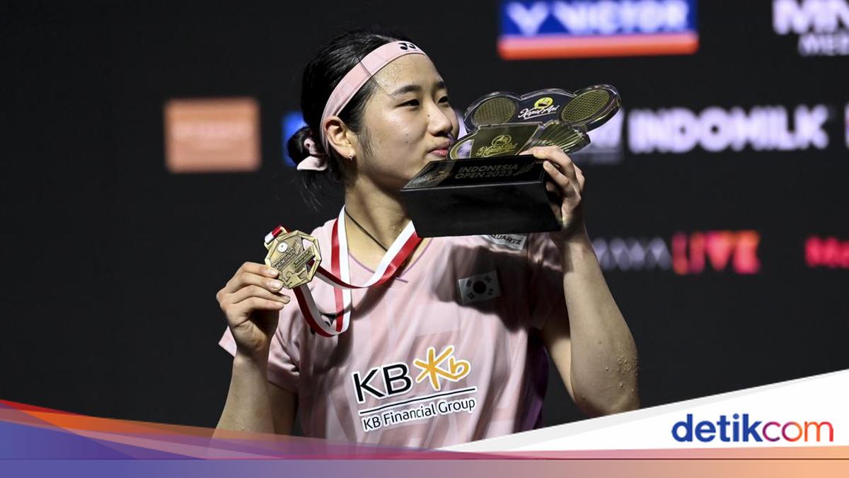 Duel Sengit Tiga Gim, An Se Young Juara Indonesia Open 2025