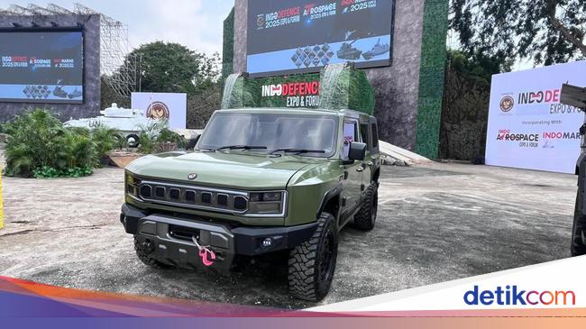 Ini 'Pandu', Mobil Taktis Listrik Buatan Anak Bangsa yang Diluncurkan Prabowo