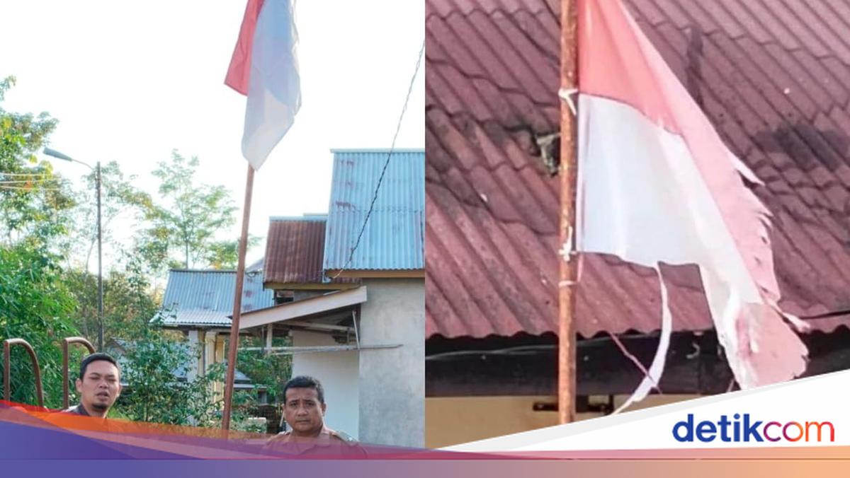Lurah Belalau I Buka Suara Terkait Bendera Merah Putih yang Lusuh dan Robek