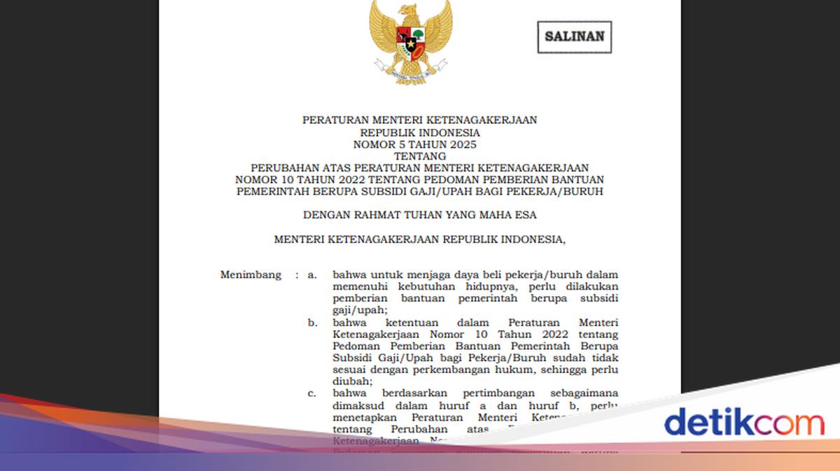 Aturan Resmi BSU 2025 Kemnaker, Siapa Saja yang Berhak Menerima?