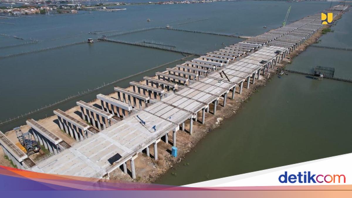 Begini Progres Tol Tanggul Laut Semarang-Demak Seksi 1