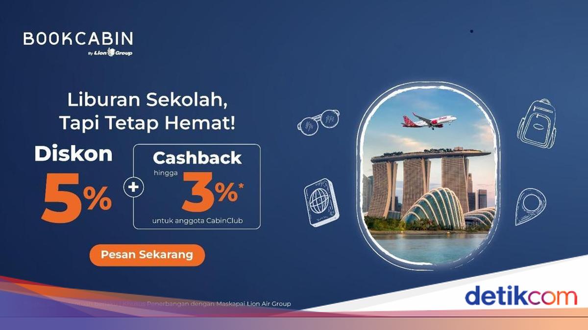 Serbu! Ada Diskon Tiket Lion Air Group di BookCabin Saat Libur Sekolah