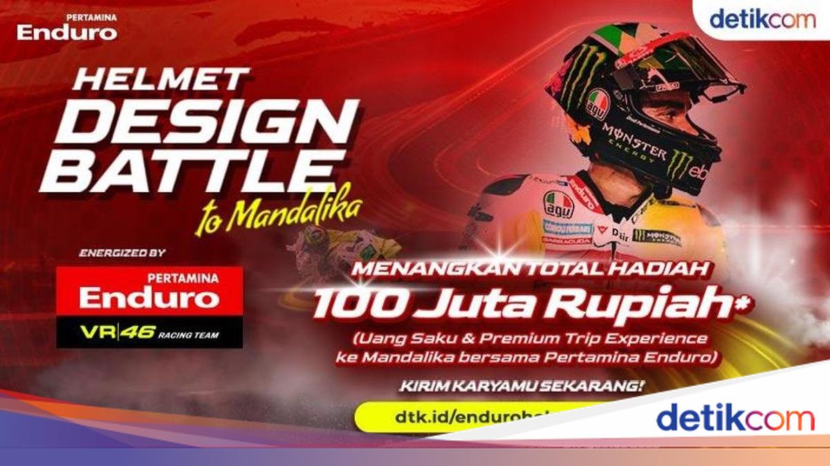 Jago Desain? Yuk Ikut Pertamina Enduro Helmet Design Battle to Mandalika!