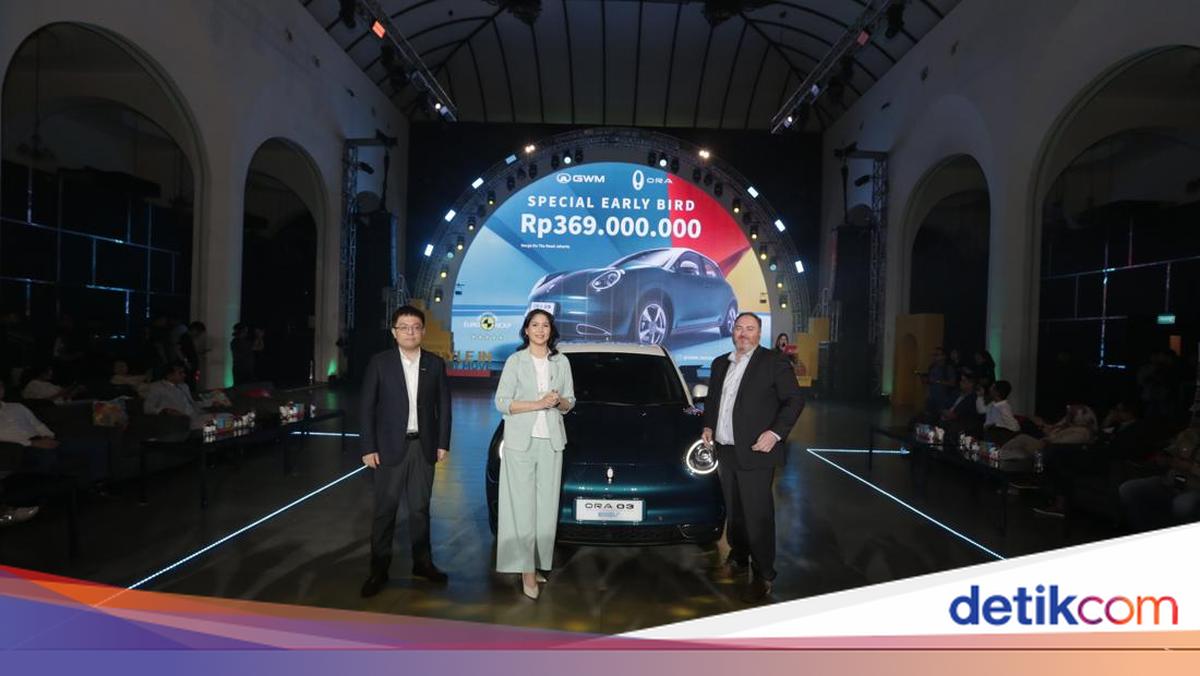 GWM Luncurkan Mobil Listrik Gaya Retro-Futuristik ORA 03, Harga Rp 379 Juta