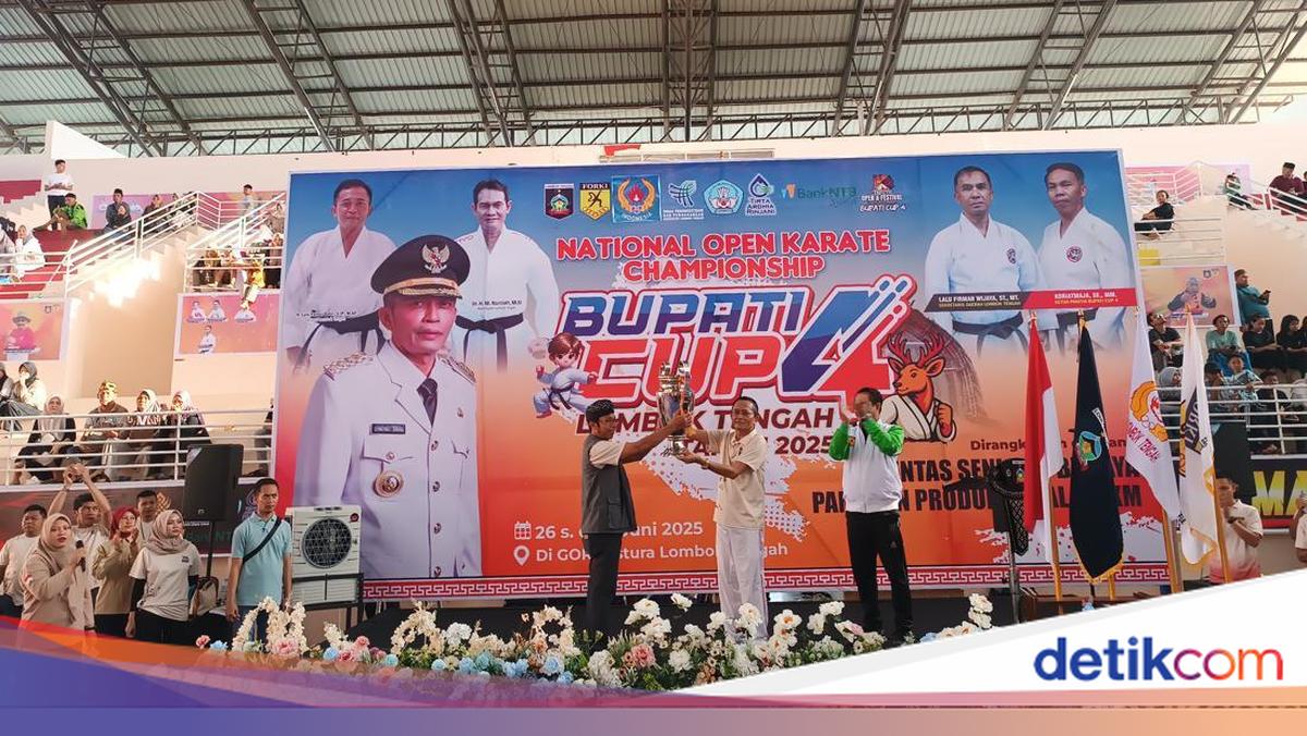 Ribuan Peserta Ikuti Karate Championship Bupati Cup ke-4 di Lombok Tengah