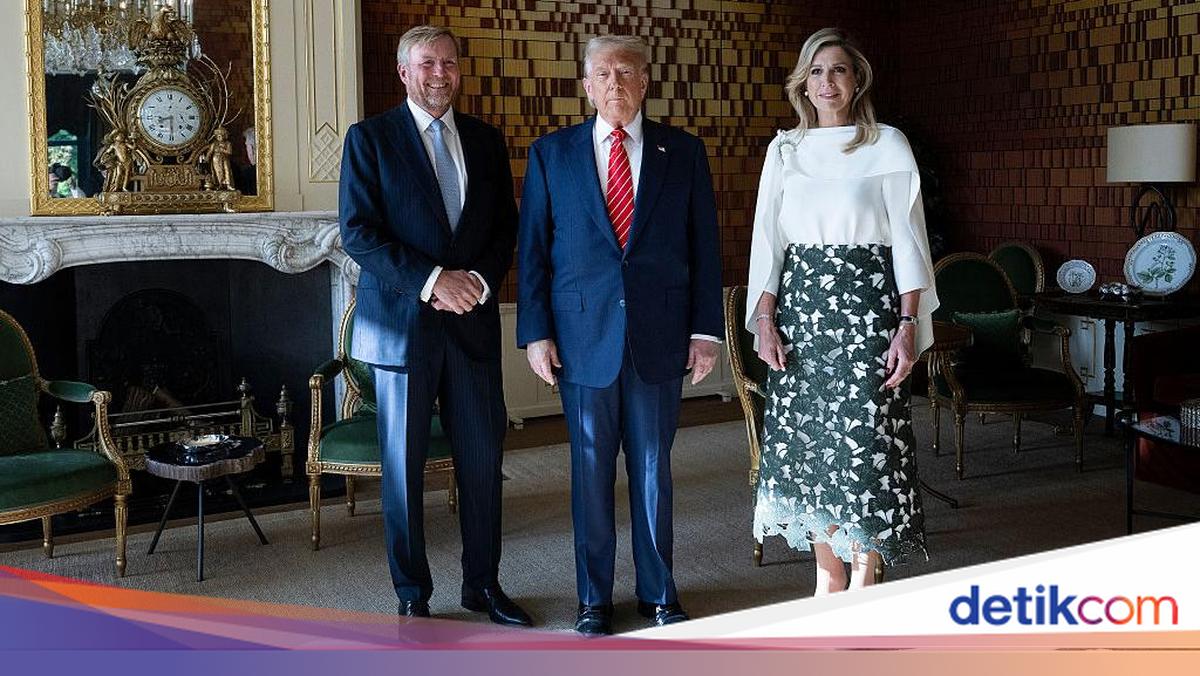 Viral Ekspresi Ratu Belanda Maxima, Diduga Ejek Donald Trump