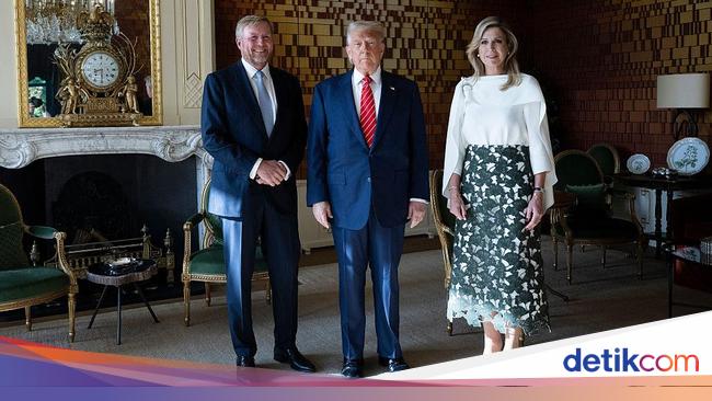 Viral Ekspresi Ratu Belanda Maxima, Diduga Ejek Donald Trump