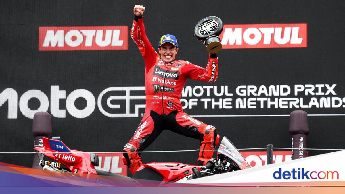Hasil MotoGP 2025: Dominasi Marc Marquez Berlanjut di Assen