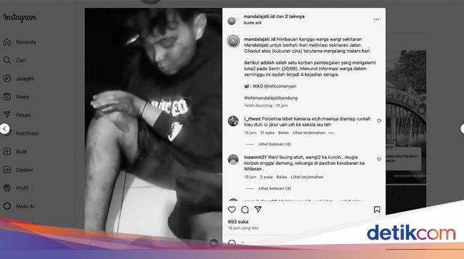 Viral Pria Diduga Dibegal di TPU Cikadut Bandung