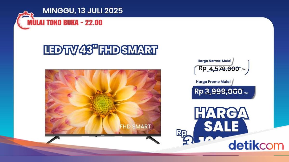 Beli TV LED di Transmart Full Day Sale Diskon Jutaan