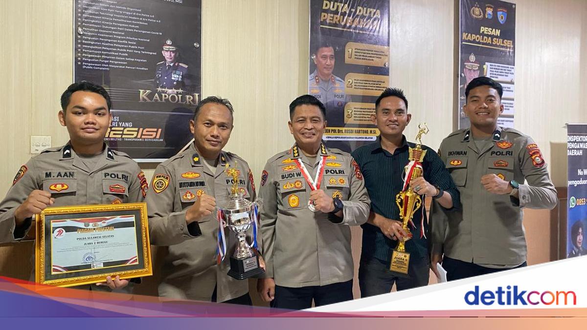 Polda Sulsel Juara II Beregu dan III Perseorangan Tenis di Kapolri Cup 2025