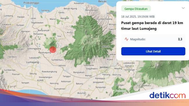 Gempa Darat Lumajang Kembali Dirasakan Warga Tiris Probolinggo
