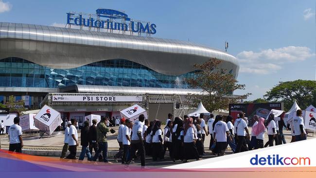 Jelang Penutupan Kongres PSI, Begini Suasana Terkini Edutorium UMS