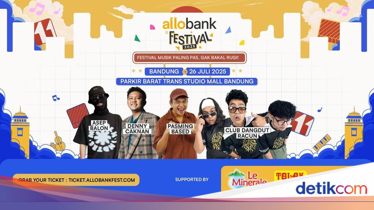 Galau Bareng Denny Caknan di Allo Bank Festival 2025 Bandung