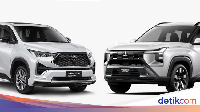 Perbandingan Dimensi Mitsubishi Destinator vs Toyota Kijang Innova Zenix