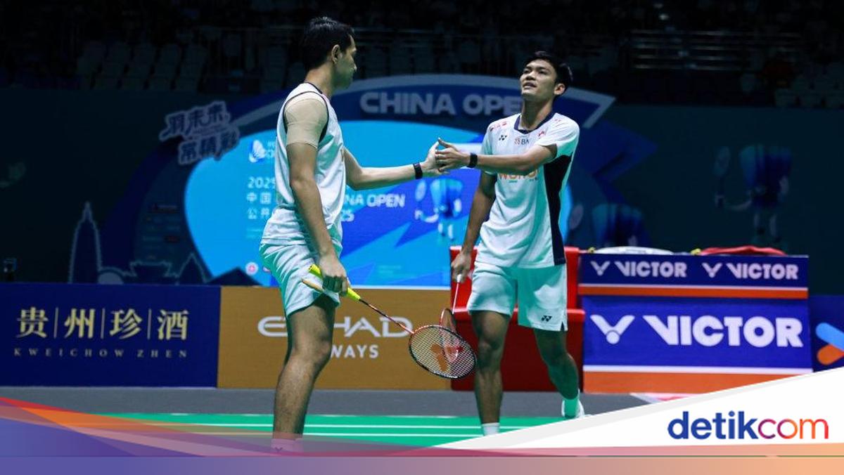 Hasil China Open 2025: Kalahkan Ganda Malaysia, Fajar/Fikri Juara!
