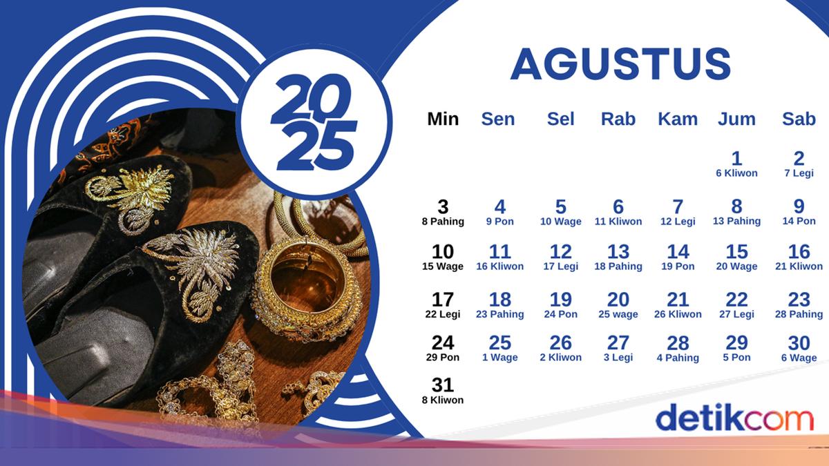 Kalender Jawa Agustus 2025 Lengkap Pasaran dan Weton
