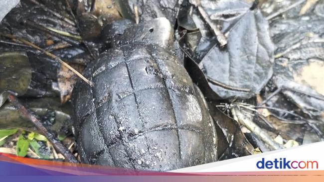 Geger Penemuan Granat di Tepi Sungai Ngingas Sidoarjo