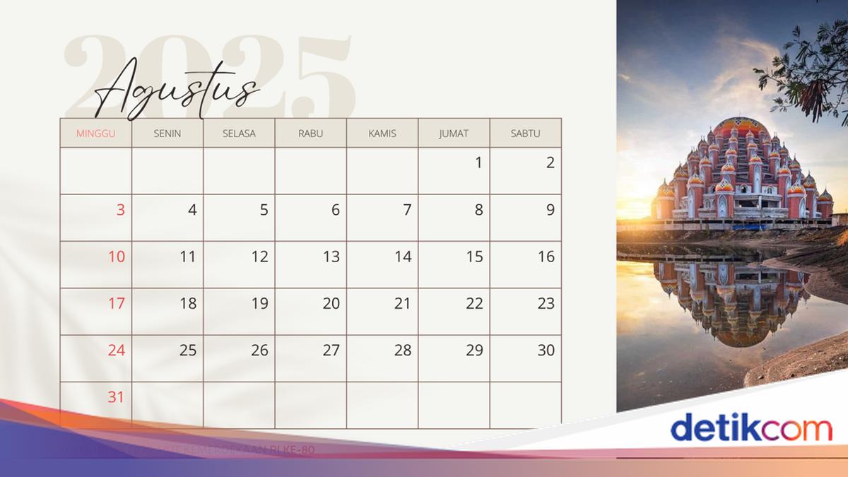 Tanggal Merah Bulan Agustus 2025 Lengkap Hari Besar dan Kalender PDF-nya