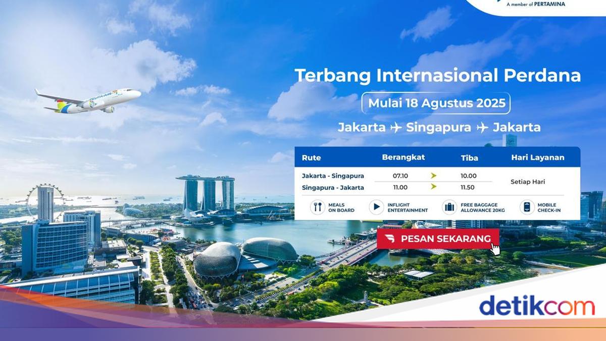 Pelita Air Buka Rute Internasional, Diresmikan Sehari Usai Hari Kemerdekaan
