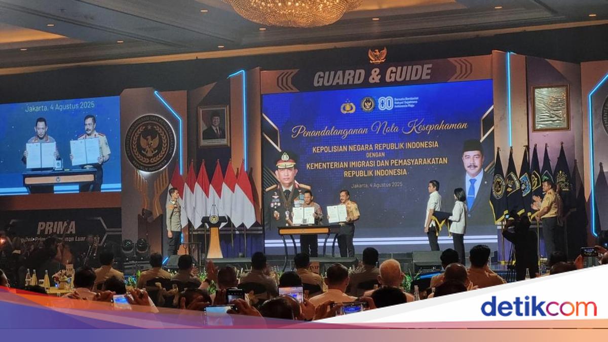 Menteri Imipas dan Kapolri Teken MoU, Harap Sinergi Makin Optimal