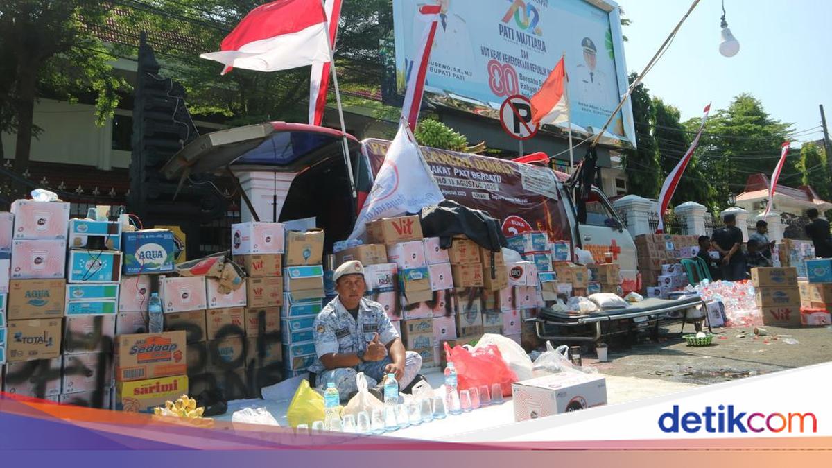 Penggalangan Donasi Demo di Pati Panen Simpati Usai Dibubarkan Satpol PP