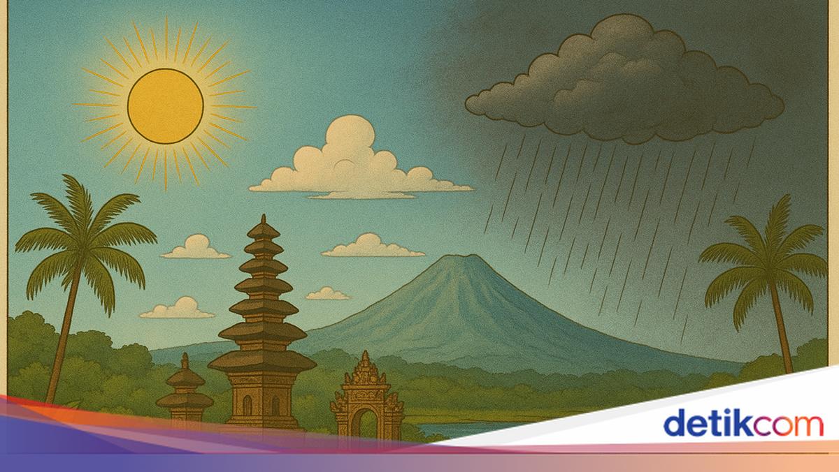 Prediksi Cuaca Bali 24 Februari 2026: Hujan Ringan-Sedang dan Berpetir