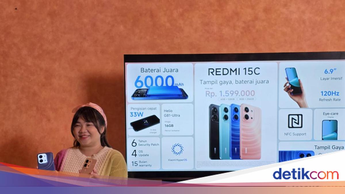Xiaomi Rilis Redmi 15C di Indonesia, Ini Harga dan Spesifikasinya