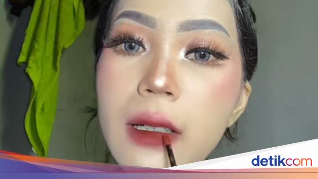 Tanpa MUA! Viral Pengantin Makeup Sendiri, Hasilnya Bikin Netizen Kagum
