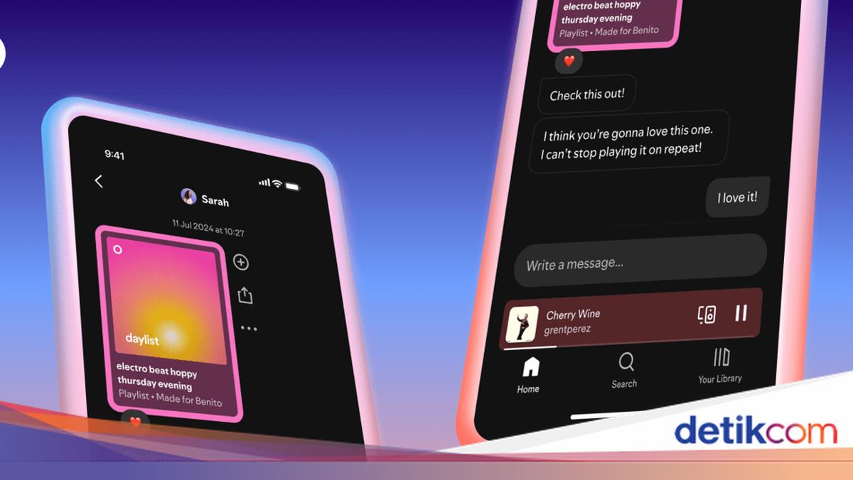 Spotify Kini Punya Fitur DM, Makin Mirip Medsos