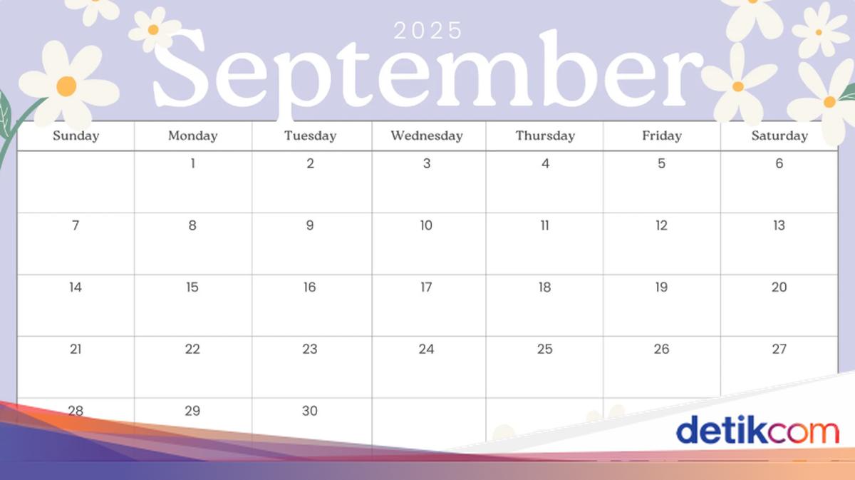 1 September 2025 Hari Apa? Cek Peringatan dan Libur Nasional Terdekat!