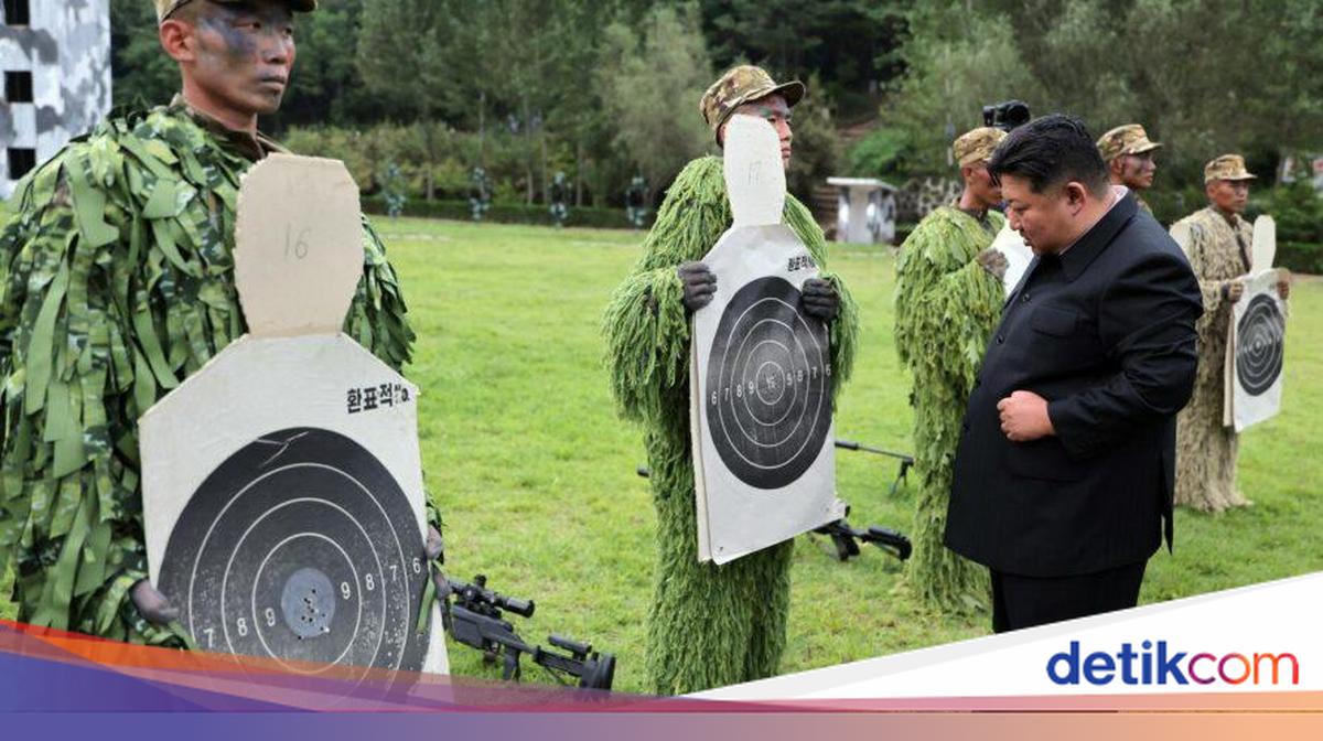 Kim Jong Un Inspeksi Latihan Pasukan Khusus dan Sniper