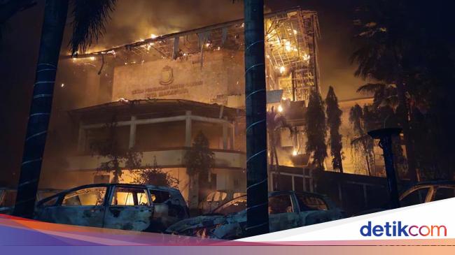 Tersangka Pembakaran Gedung DPRD Makassar-Sulsel Bertambah Jadi 32 Orang