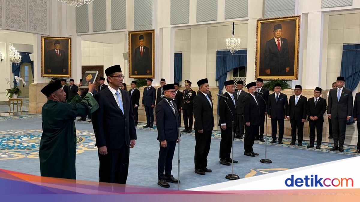 Reshuffle, Daftar 4 Menteri Baru yang Dilantik Prabowo Sore Ini