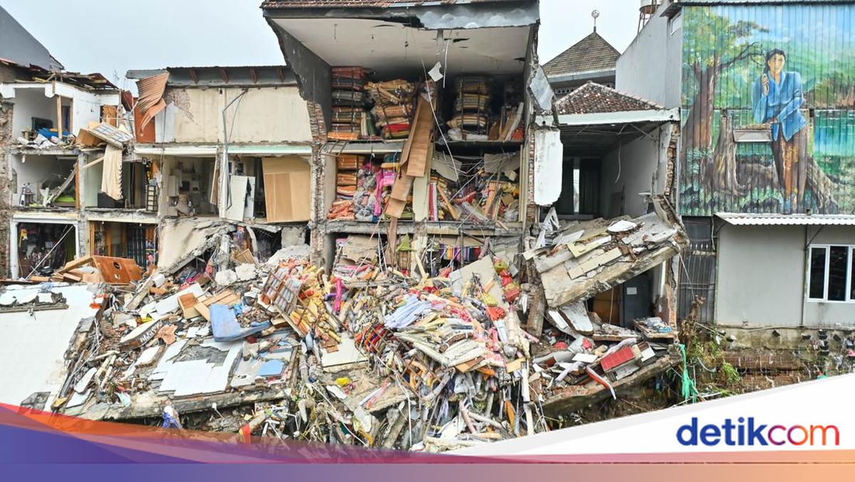 Update Dampak Banjir Bali: Jembatan, Rumah dan 474 Kios Rusak