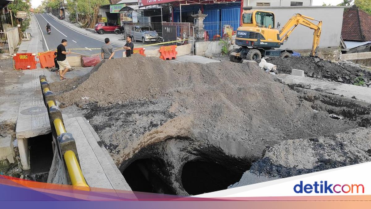 Pemkab Badung Mulai Kerjakan Jalan Jebol di Lukluk Mengwi
