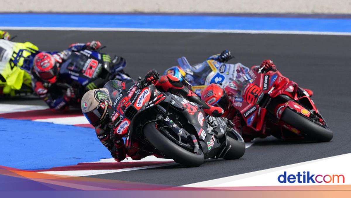 Hasil MotoGP 2025 usai Marc Marquez DNF di Sprint Race Misano