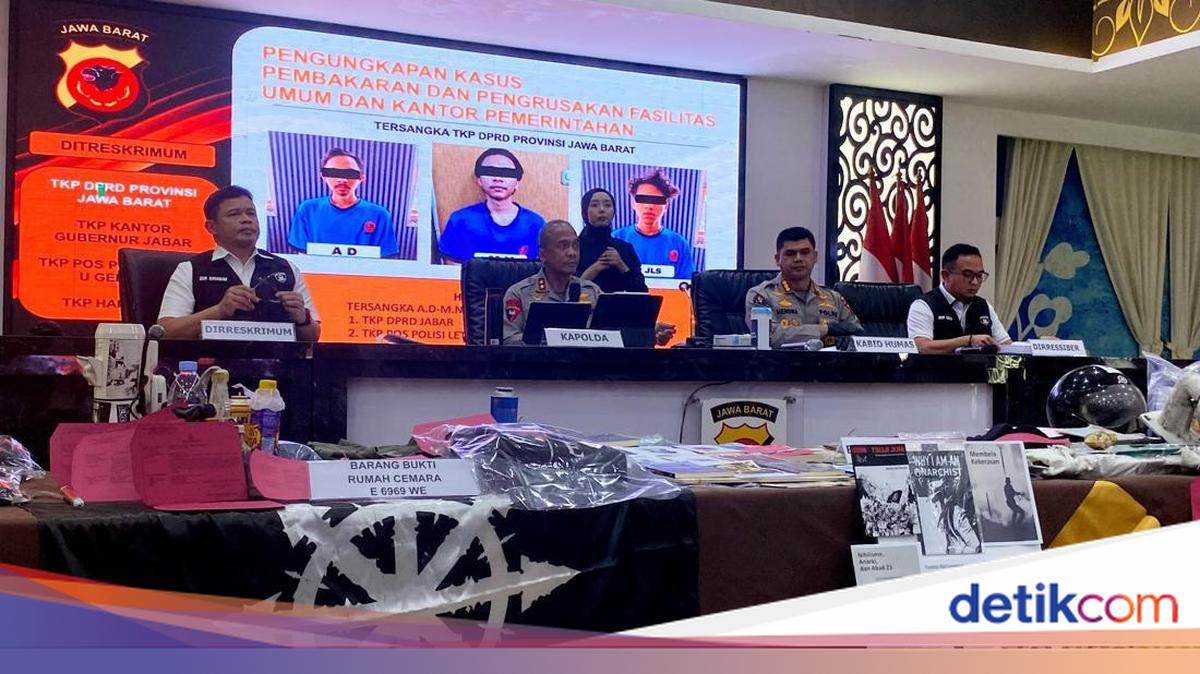 Pembakar Pos Polisi Gentong Tasik Ditangkap Usai Demo Rusuh di Bandung