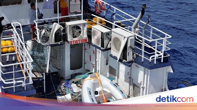 Filipina vs China di Laut China Selatan, 1 Awak Luka Kena Meriam Air