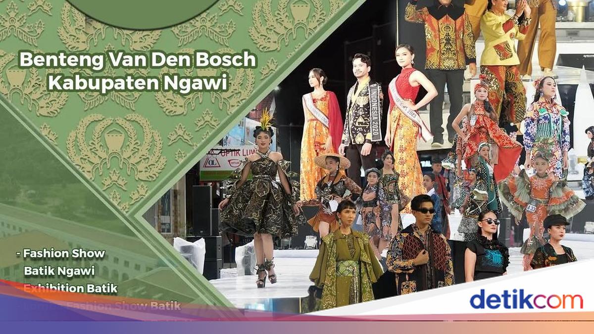 Ngawi Batik Fashion 2025 di Benteng Van Den Bosch, Catat Tanggalnya!