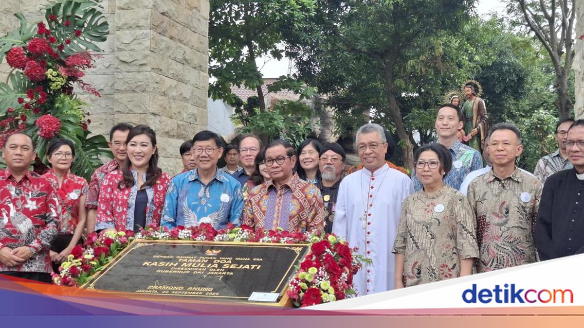 Pramono Resmikan Taman Doa Kasih Mulia Sejati: Boleh untuk Semua Agama