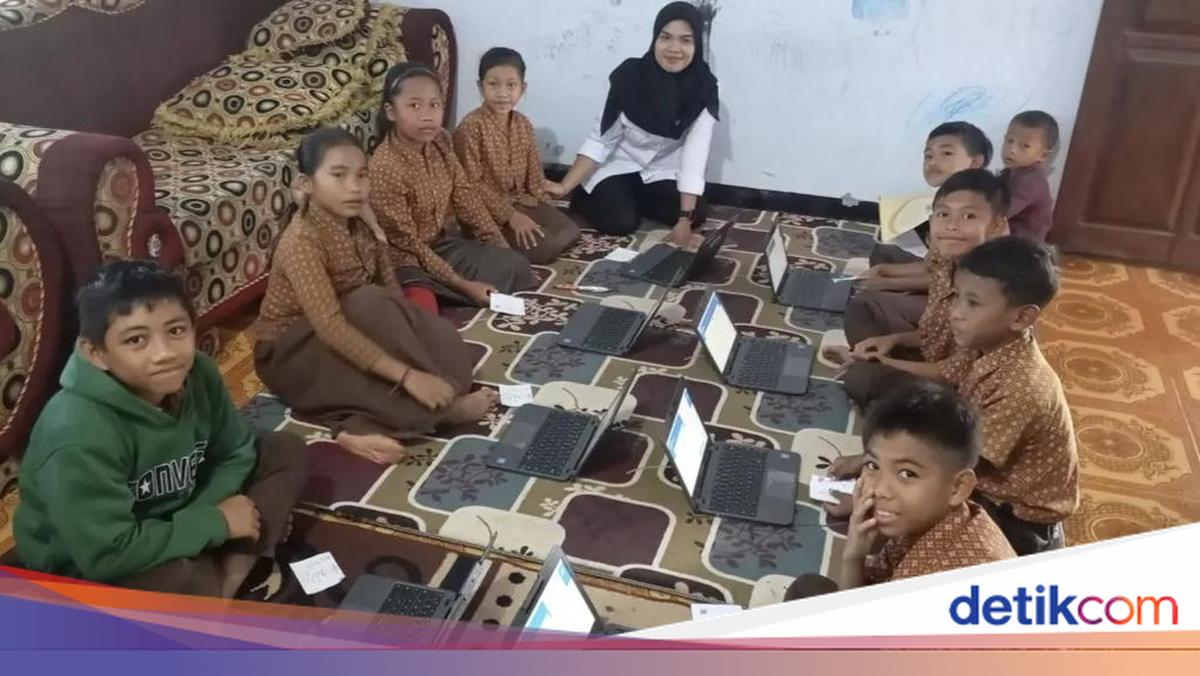 Siswa SD Tambora Bima Kerjakan ANBK di Rumah Guru, Pakai Laptop Pinjaman