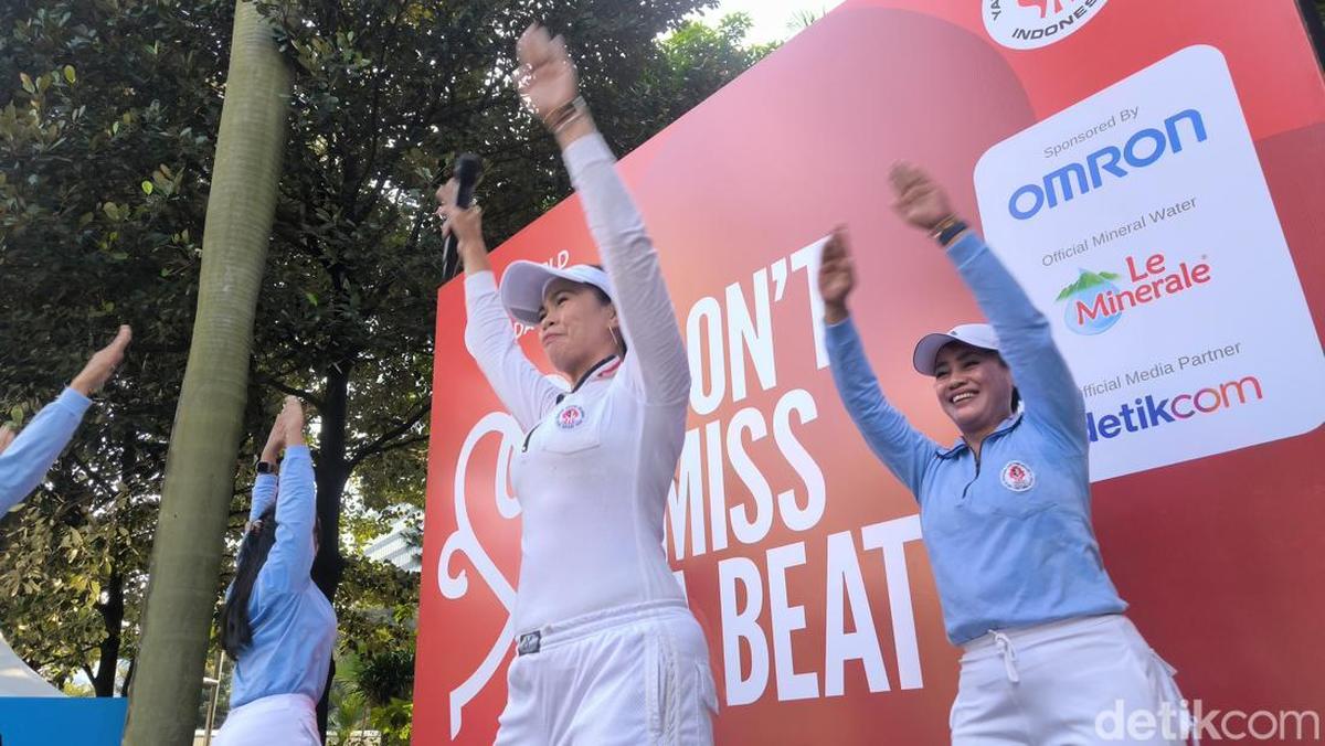 Peringati Hari Jantung Sedunia 2025, YJI Gelar Senam-Cek Kesehatan Gratis di CFD