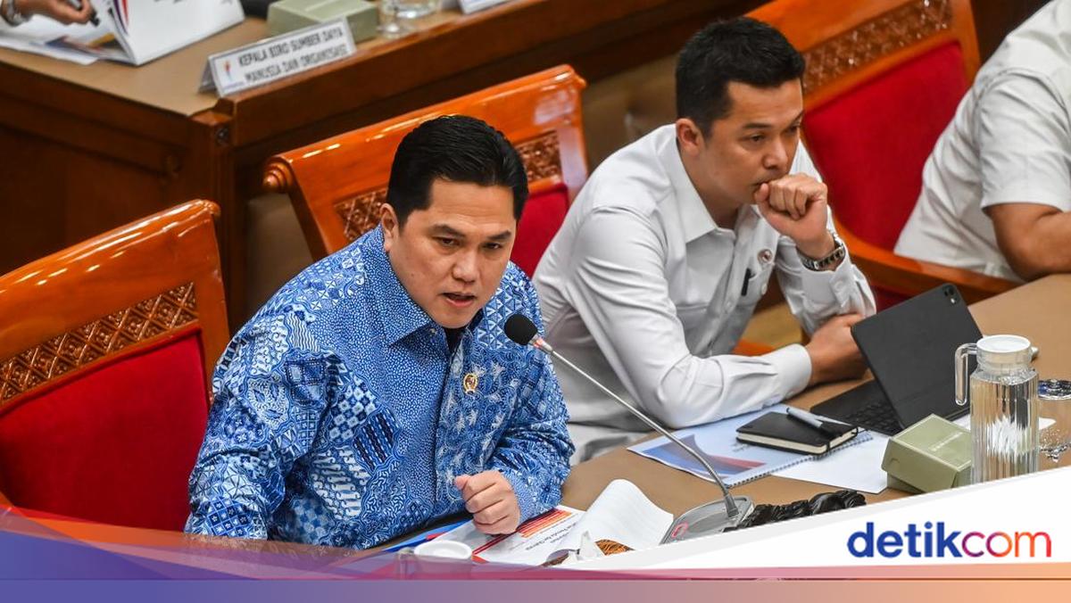 Momen Rapat Perdana Menpora Erick Thohir dengan Komisi X DPR