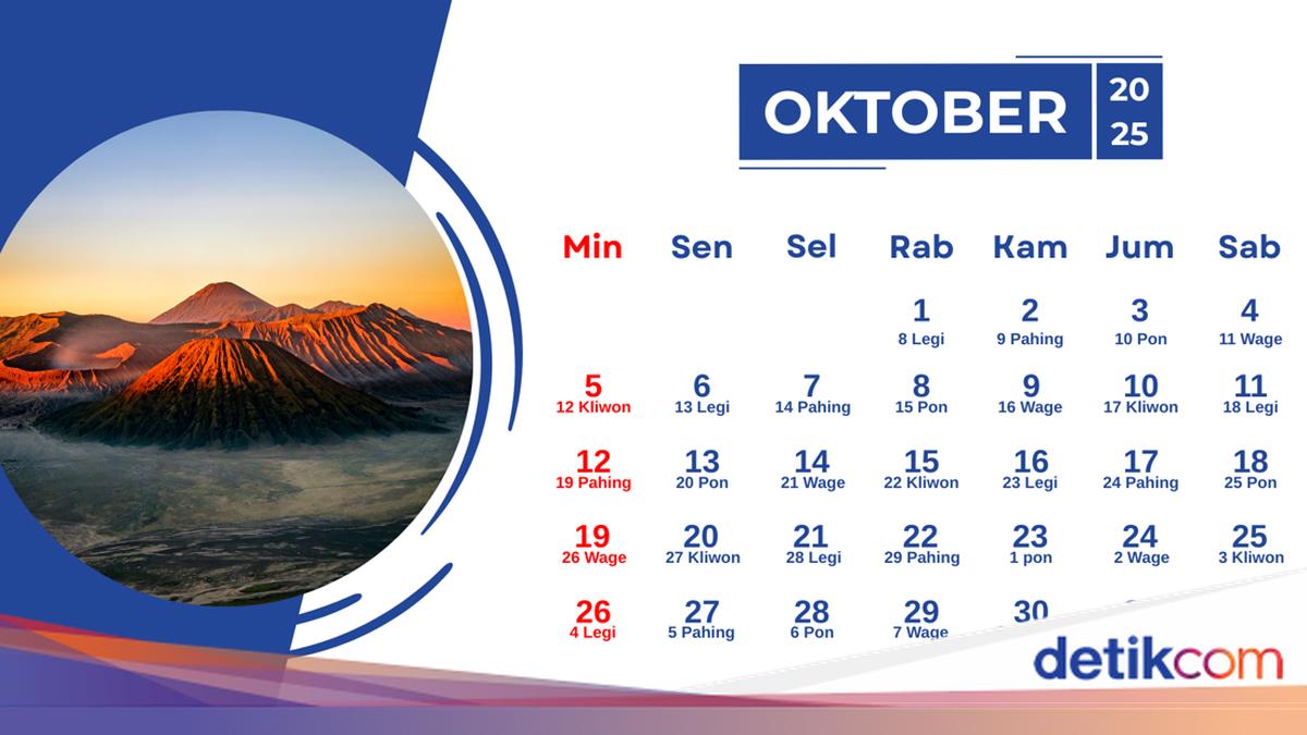 Kalender Oktober 2025: Cek Daftar Libur dan Hari Besar Nasional ...