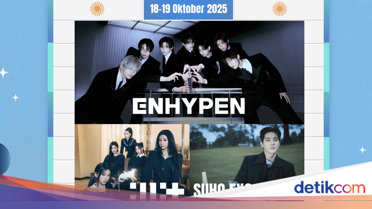 ENHYPEN, ILLIT & SUHO Bakal Guncang Jakarta di Livin' Fest 2025