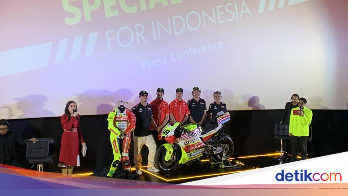 Tim Balap Rossi Pakai Livery Merah Putih-Batik buat Beraksi di Mandalika
