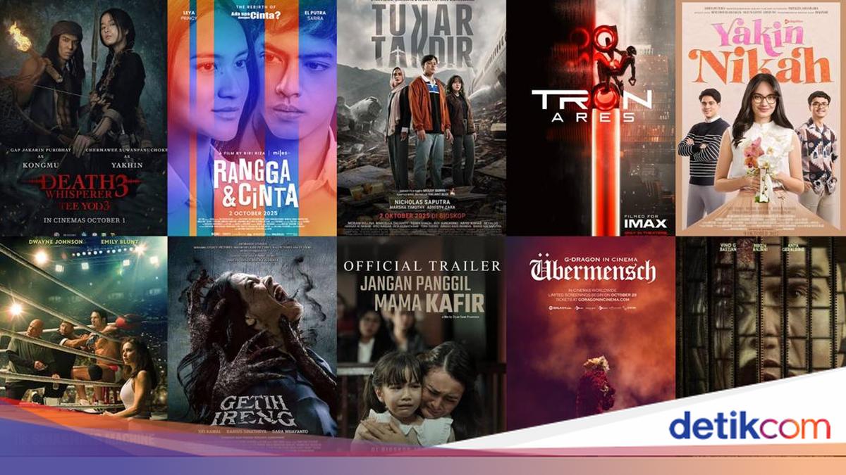 20+ Daftar Film Rilis di Bioskop Oktober 2025, Lengkap dengan Sinopis
