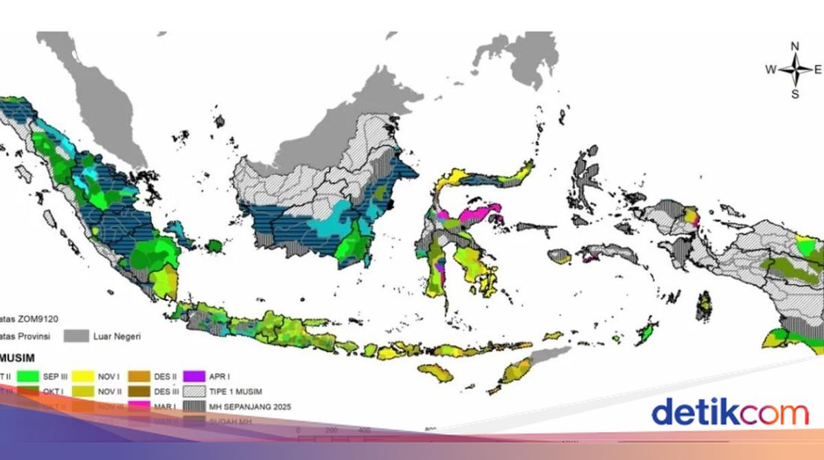 Kapan Musim Hujan 2025? Ini Prediksi Lengkapnya dari BMKG