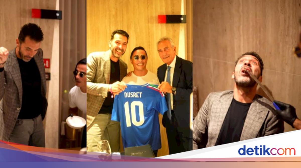 Baru Buka Resto, Salt Bae Langsung Kedatangan Bintang Bola Italia!